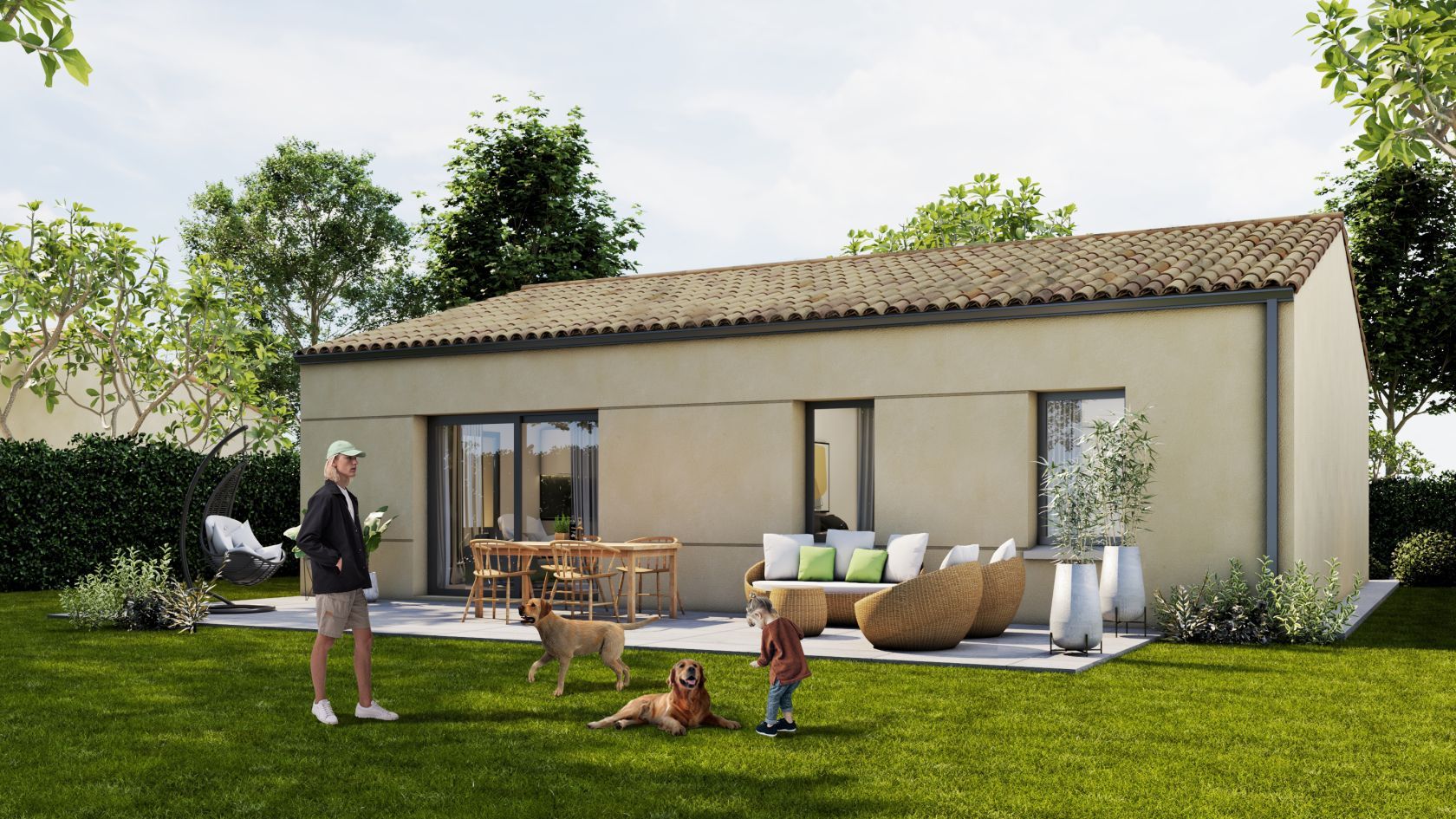 Maison individuelle moderne : Evolution avec Maisons du Marais en Vendée, Deux-Sèvres, Charente ...